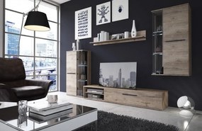 Casarredo - Komfort nábytek Obývací stěna, sestava DAKOTA dub šedý