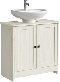 Koupelnová skříňka 60x30x61cm, mdf, bílá, AUK-E1155 WT
