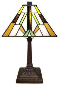 Stolní Tiffany lampa Anne-marijn – 20x20x34 cm