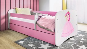 XXXLutz POSTEL PRO DĚTI A MLÁDEŽ 80/160 cm, bílá, pink MID.YOU - Dětské pokoje sestavy - 00214200023F