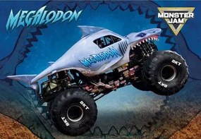 EUROGRAPHICS Puzzle ve svačinovém boxu Megalodon Monster Jam / 100 díl
