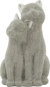 Dekorativní soška Sparky 21 cm stříbrná