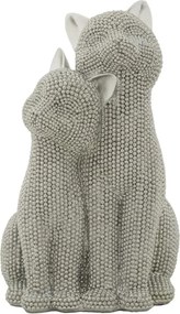 Dekorativní soška Sparky 21 cm stříbrná