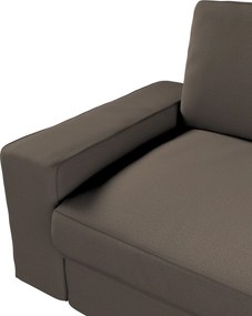 Potah na pohovku Kivik 3-místná nerozkládací barva hnědá látka pletený vzor