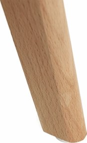 Jídelní židle SKANDI - dřevo, plast, ekokůže, buk / mentolová