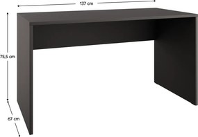 PC stůl, antracit, ADAPO ADP03