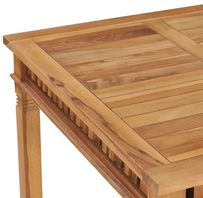 vidaXL Marketos Zahradní jídelní stůl 80 x 80 x 80 cm masivní teakové dřevo