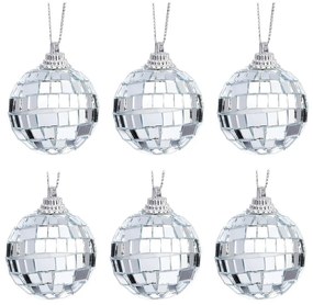 Plastové vánoční koule v sadě 6 ks ø 4 cm Mirror Ball Mini – Sass &amp; Belle