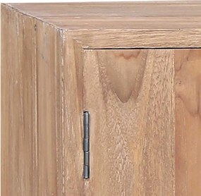 vodaXL Odkládací skříňka 110x30x75 cm masivní teak 285314