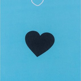 Prostěradlo z mikrovlákna CORAZON modré 180x200 cm