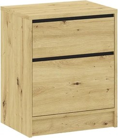 Noční stolek Bamio, dub artisan
