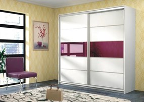 Casarredo - Komfort nábytek Šatní skříň DUBAJ/CLEMENTE fialová