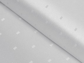Biante Dekorační povlak na polštář TF-015 Obdélníčky - lesklé šedé 40 x 40 cm