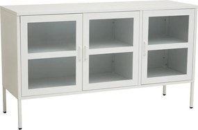 Bílá ocelová vitrína 140x80x45 cm Acier – Premier Housewares