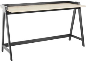 Danish style Pracovní stůl Alvin, 120 cm, přírodní / černá