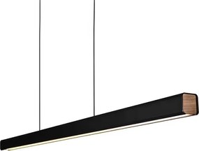 Závěsný LED lustr APP1448-CP 100 cm černý/neutrální bílá