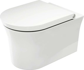Duravit White Tulip - Závěsné WC, Rimless, HygieneFlush, DuraShield, bílá 257609AA00
