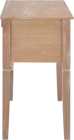 Psací stůl hnědý 109,5 x 45 x 77,5 cm dřevo 280072