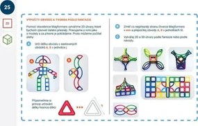 MAGFORMERS Výukové karty Geometrie 3: 2D a 3D geometrie