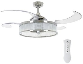 Fanaway FANAWAY 212929 - Stropní ventilátor CORBELLE 3xE27/25W/230V chrom + DO FAN00168