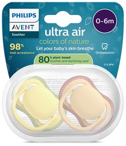 PHILIPS AVENT Šidítko Ultra air neutral 0-6 m, 2 ks Philips Avent