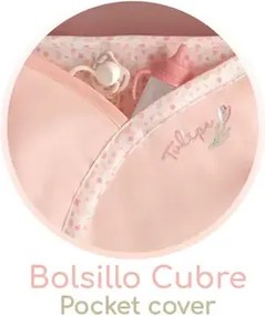 DeCuevas 87074 Kočárek pro panenky hluboký Tulipe 2025 - 68 cm