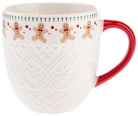 Bílý porcelánový hrnek 630 ml Knitting – Dakls
