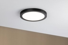 Paulmann 70984 Abia, stropní LED svítidlo, 22W 2700K, černá, prům.30cm