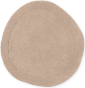 Villeroy & Boch Kusový koberec Kivi 106286 Beige, 160x160 (průměr) kruh, béžová, ložnice