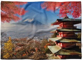 Deka Hora Fuji (Rozměr : 150 x 120 cm, Podšití beránkem: NE)