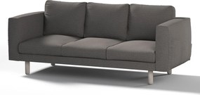 Potah na pohovku IKEA Norsborg 3-místná barva šedá látka pletený vzor