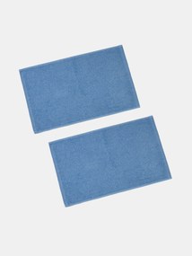 Sinsay - Jednobarevné bavlněné ručníky 2 pack - modrá