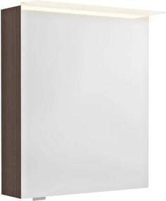 Sapho Linex - Zrcadlová skříňka s LED osvětlením 60x70x15 cm, P/L, borovice rustik LX060-0016