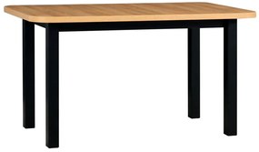 Jídelní stůl Vilma Zvolte barvu horní desky: Bílý (borovice andersen), Zvolte barvu nožek: Černá