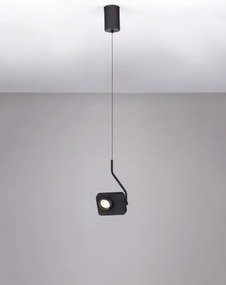 LED stmívatelné černé designové svítidlo Kedros