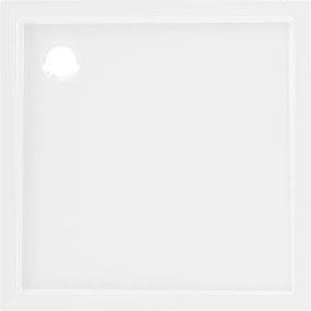 Mexen Flow sprchová vanička čtvercová slim 80 x 80 cm, bílý lesk - 46S108080