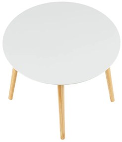 modernHOME Moderní skandinávský konferenční stolek, 60 cm FH-CGCT002[WH] WHITE