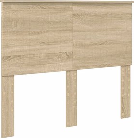 Rám postele s čelo Sonoma dub 135 x 190 cm Kompozitní dřevo 3411316