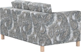 Potah na pohovku IKEA  Karlanda 2-místná, krátký barva vícebarevná látka pletený vzor, vzorované