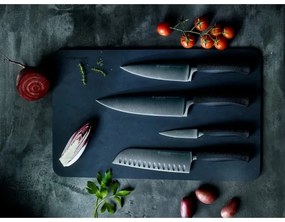 Wüsthof - Kuchyňský nůž santoku PERFORMER 17 cm černá