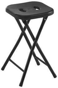 Sapho, Koupelnová židle, 26x45,5x26 cm, černá