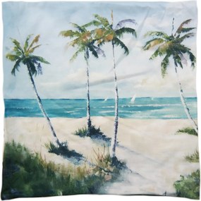 Povlak na polštář Palmy na pobřeží I - 45*45 cm
