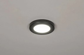 Stropní LED svítidlo Tempo Black 12