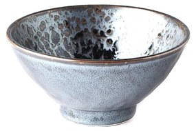 Černo-šedá keramická miska MIJ Pearl, ø 16 cm