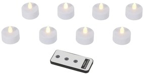 LED svíčky v sadě 8 ks (výška 4 cm) – Hilight