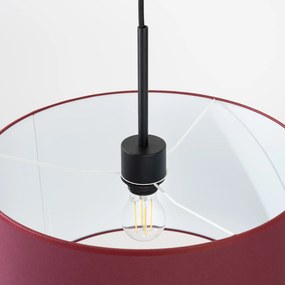 Sollux Lighting Závěsná lampa NEVIA vínová