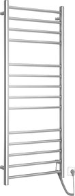 Sapho Sapho, ESKINADO elektrický sušák ručníků, hranatý, 600x1500 mm, 130 W, leštěná nerez, ER450V