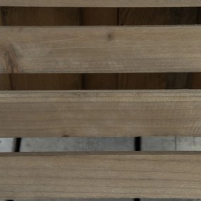 Outsunny sada 2 válečků na rostliny na kolečkách s brzdami 30x30cm tmavě hnědá pro vnitřní i venkovní použití | Aosom.de