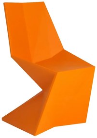OnaDnes -20% VONDOM Oranžová plastová jídelní židle VERTEX