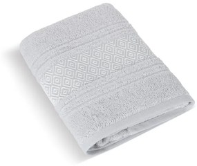 Bellatex Froté ručník a osuška Mozaika světlá šedá velikost Osuška - 70x140 cm
